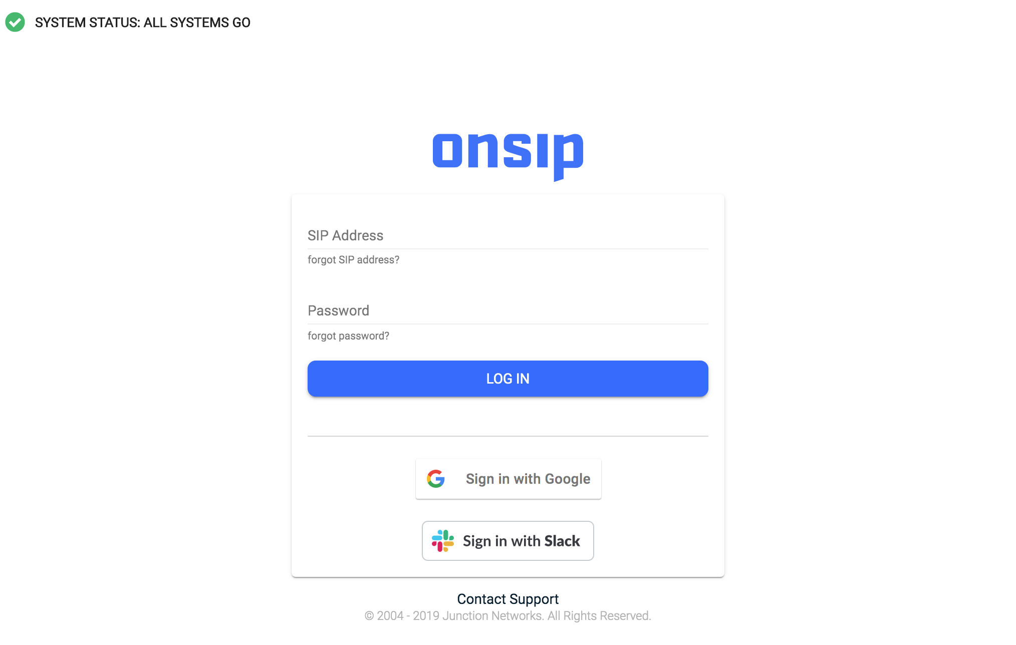 OnSIP for Desktop & Web – OnSIP Support